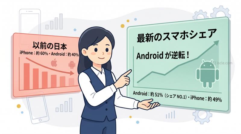 なぜAndroidはバカにされるのか？「iPhoneより劣る」は大嘘 | イズクル